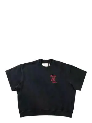 D-R-G-N Text-print T-shirt - Black