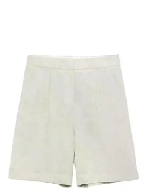 Peserico Linen Shorts - Green