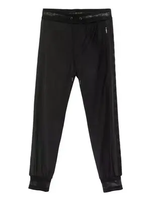 Dolce & Gabbana Pinstriped Tapered Trousers - Black