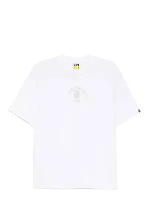 A BATHING APE College T-shirt - White
