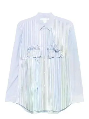 Comme Des Garçons Striped Shirt - Blue