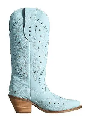 DINGO 1969 Embellished Western Boots - Sky