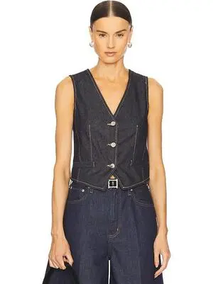 Steve Madden Selene Vest - Dark Indigo