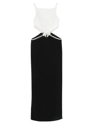 SELF-PORTRAIT Cut-out Gown - White