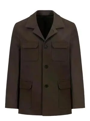 Harris Wharf London Shirt Jacket - Brown