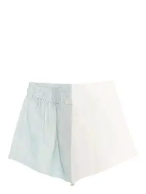 FORTE_FORTE Colour-block Shorts - Neutrals