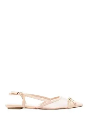 STUART WEITZMAN Mesh-panel Ballet Flats - Neutrals