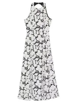 ROTATE BY BIRGER CHRISTENSEN Broderie-anglaise A-line Midi Dress - White