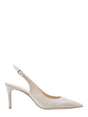 STUART WEITZMAN Stuart Weitzman 80mm Lurex Slingback Pumps