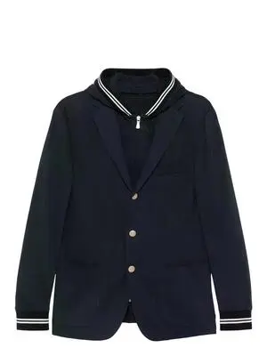 Eleventy Single-breasted Blazer - Blue