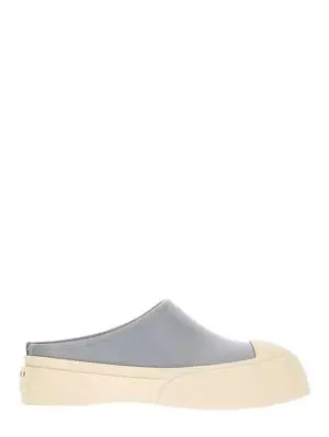 Marni Leather Slip-on Sneakers - Blue