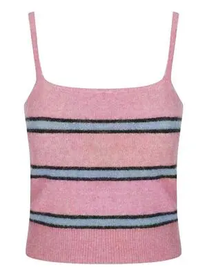 SAMSOE SAMSOE Sanoura Striped Tank Top - Pink