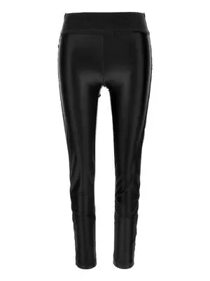 Versace Faux-leather Leggings - Black