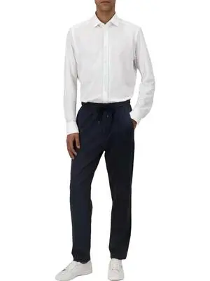 Harris Wharf London Drawstring Trousers - Blue