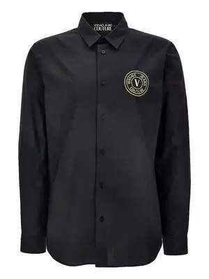 Versace V-emblem Shirt - Black