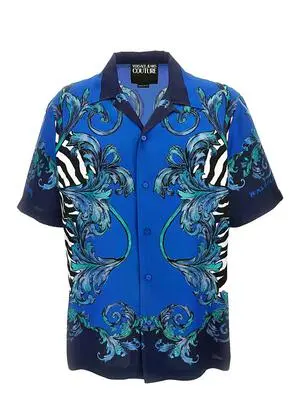 Versace Printed Shirt - Blue
