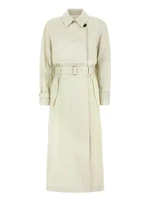 DEL CORE Cotton Trench Coat - Neutrals