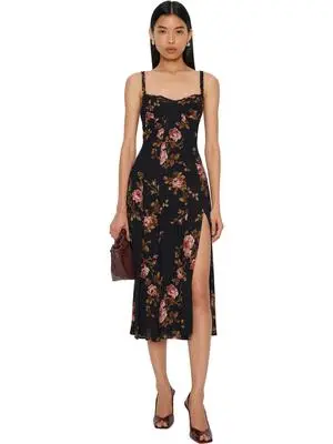 REFORMATION Katara Dress Black