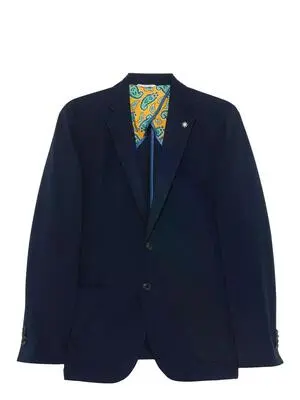MANUEL RITZ Single-breasted Blazer - Blue