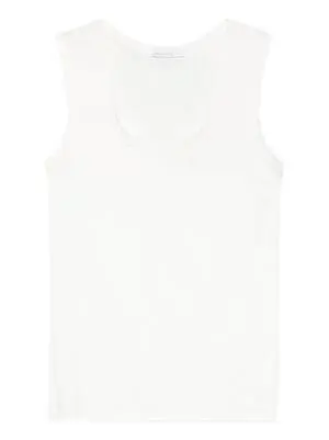 PATRIZIA PEPE Patrizia Pepe Rubberised-Logo Tank Top