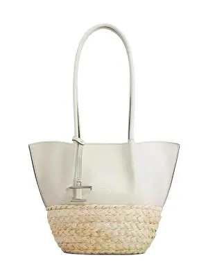 TOD'S Bux Tote Bag - White