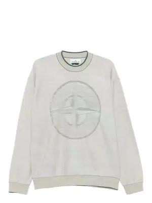 Stone Island Compass-motif Sweater - Neutrals