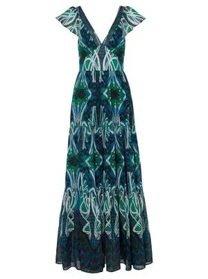 TEMPERLEY LONDON Monikh Maxi Dress - Blue