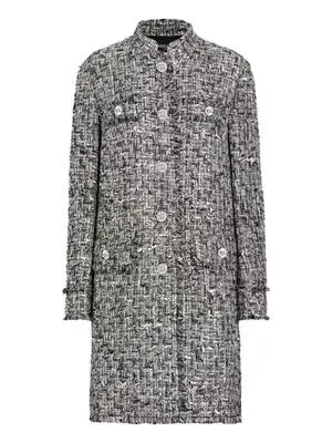 Dolce & Gabbana Tweed Coat - Grey