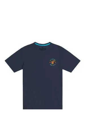 BAJA LLAMA El Sativoprimo Graphic Tee - Navy