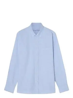 Robert Talbott Harrison Button Down Oxford Shirt - Light Blue