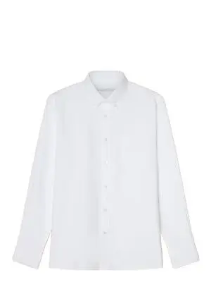 Robert Talbott Harrison Button Down Oxford Shirt - White