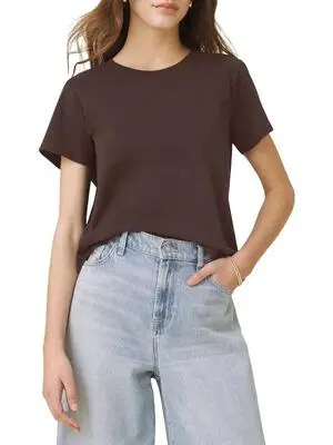 Splendid Louisa Short Sleeve T-Shirt Java Brown