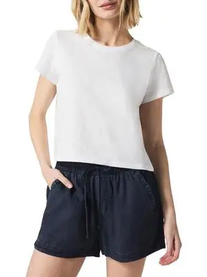 Splendid Louisa Short Sleeve T-shirt - White
