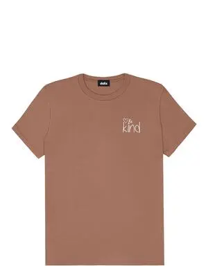 DALIX Relaxed Fit Tee - Chestnut