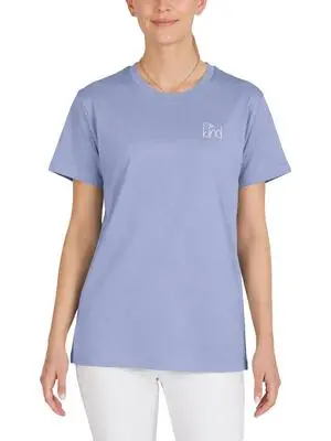 DALIX Relaxed Jersey Tee Lavender Blue