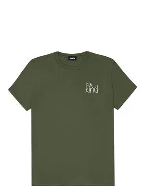 DALIX Relaxed Fit Tee - Military Green
