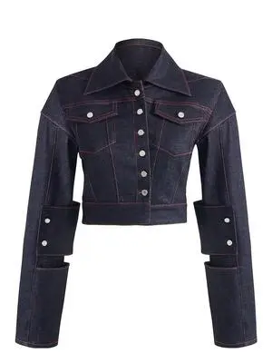 JENDUE Davidson Cross Jacket - Deep Blue