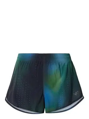 Adidas Originals By Alexander Wang Y-3 Ombré Recycled-mesh Shorts - Blue