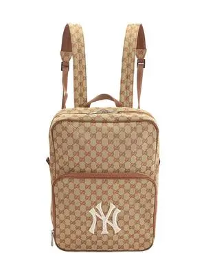 Gucci Gg Canvas New York Yankees Backpack - Pink