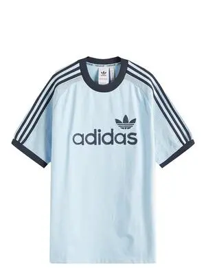 Adidas Premium Knitted T-shirt - Clear Sky