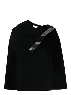 Emilio Pucci Knitted Poncho - Black