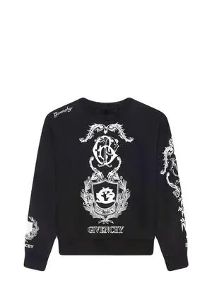 Givenchy Logo Print Sweatshirt - Black