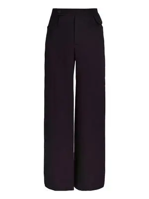 LOW CLASSIC Straight-leg Trousers - Blue