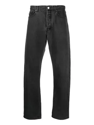 AMBUSH Regular-fit Straight-leg Jeans - Black