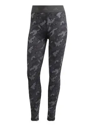 Adidas Techfit Camo 7/8 Leggings - Grey Six/carbon