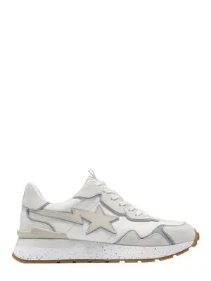 A BATHING APE Road Sta Express #1 Gumin Sneakers - White/grey