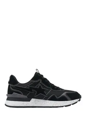 A BATHING APE Road Sta Express #1in Sneakers - Black/grey