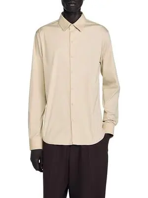 Sandro Plain Shirt - Beige
