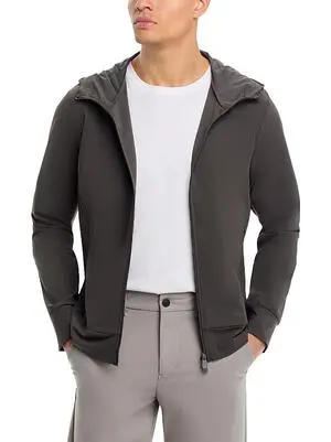 SAVE THE DUCK Luiz Hooded Zip-up Jacket - Smoke Grey