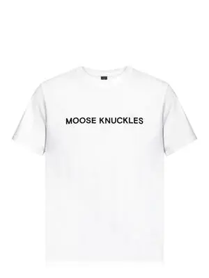 Moose Knuckles Logo-print T-shirt - White